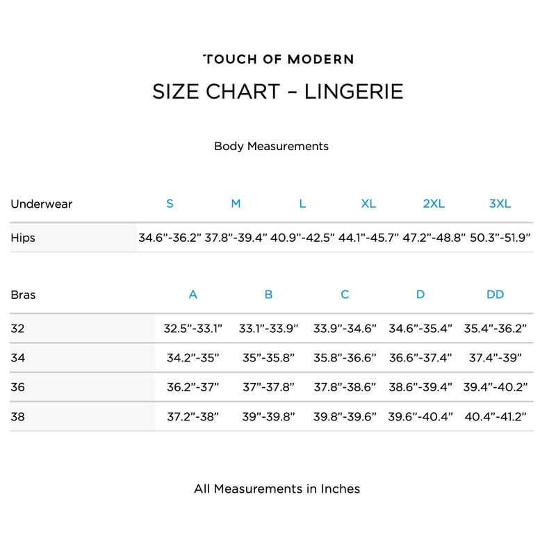 Dantelle Lace Padded Bra // Black (65D) - Hamana - Touch of Modern