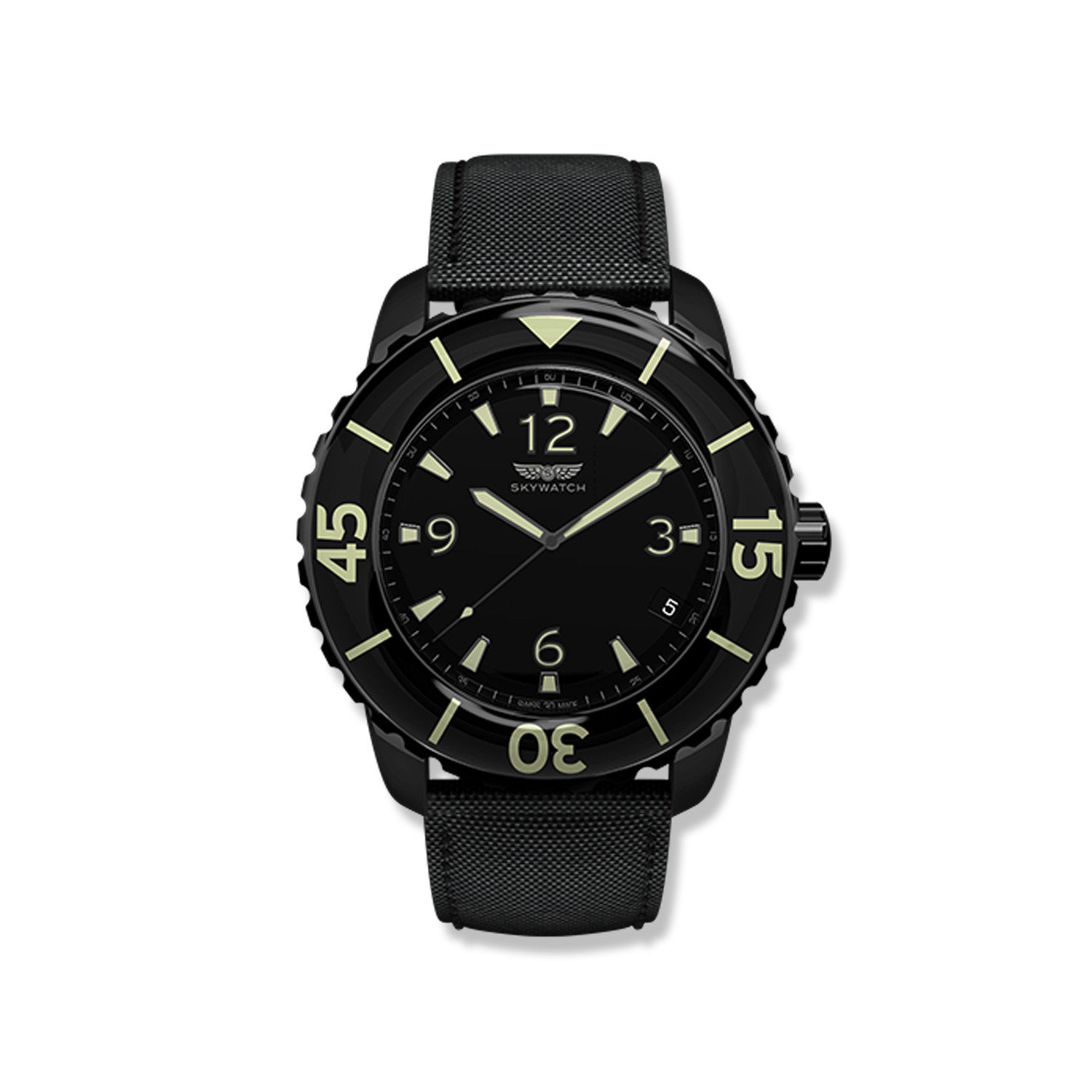 Women's 38mm 3-Hand Watch // Black & White - Skywatch - Touch of Modern