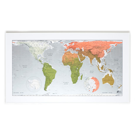 Future World Map // Version 2 (Paper) - The Future Mapping Company ...