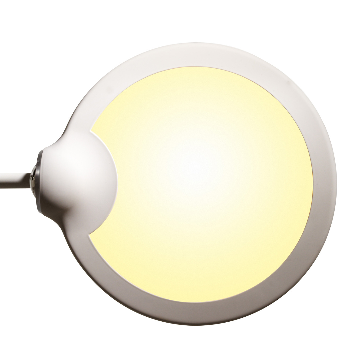 Trapeze LED Table Lamp // Single Arm (White) - Light & Contrast - Touch ...