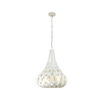 Masquerade Pendant - Four Light Teardrop (Pearl) - Varaluz - Touch of ...