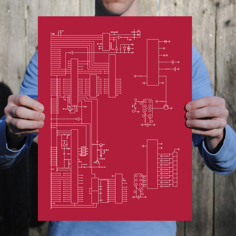 Computer Schematic Prints - Computer Classics - Touch of Modern