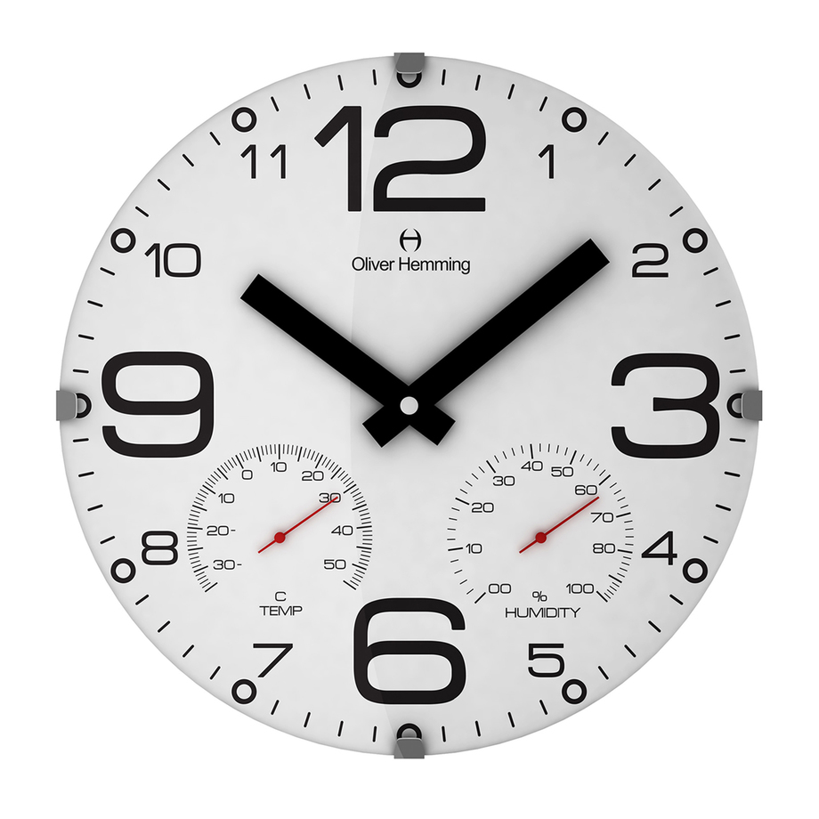 Oliver Hemming Wall Clocks - Award-Winning Design - Touch of Modern