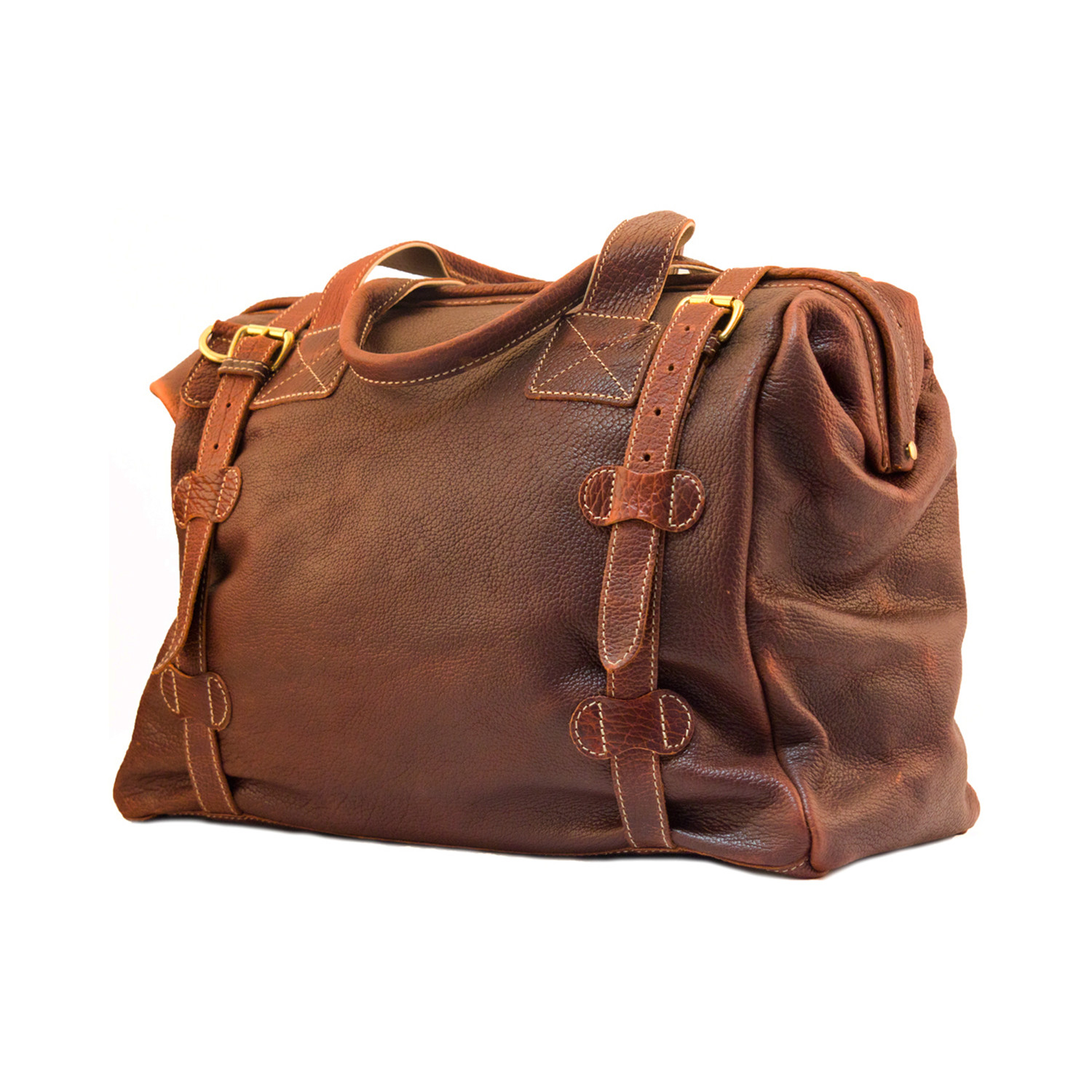 American Bison Safari Bag (Black) - Made in America Exotics - Touch of ...