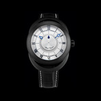 Ka La Classic // Silver Dial - Black Case - Alligator Strap - Ka La ...