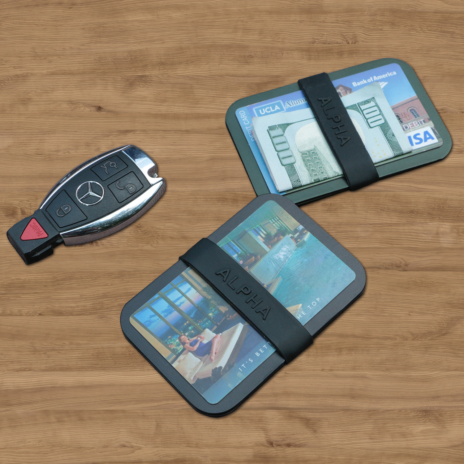 Alpha Wallet (Anodized Olive Drab) - Alpha Wallet - Touch of Modern