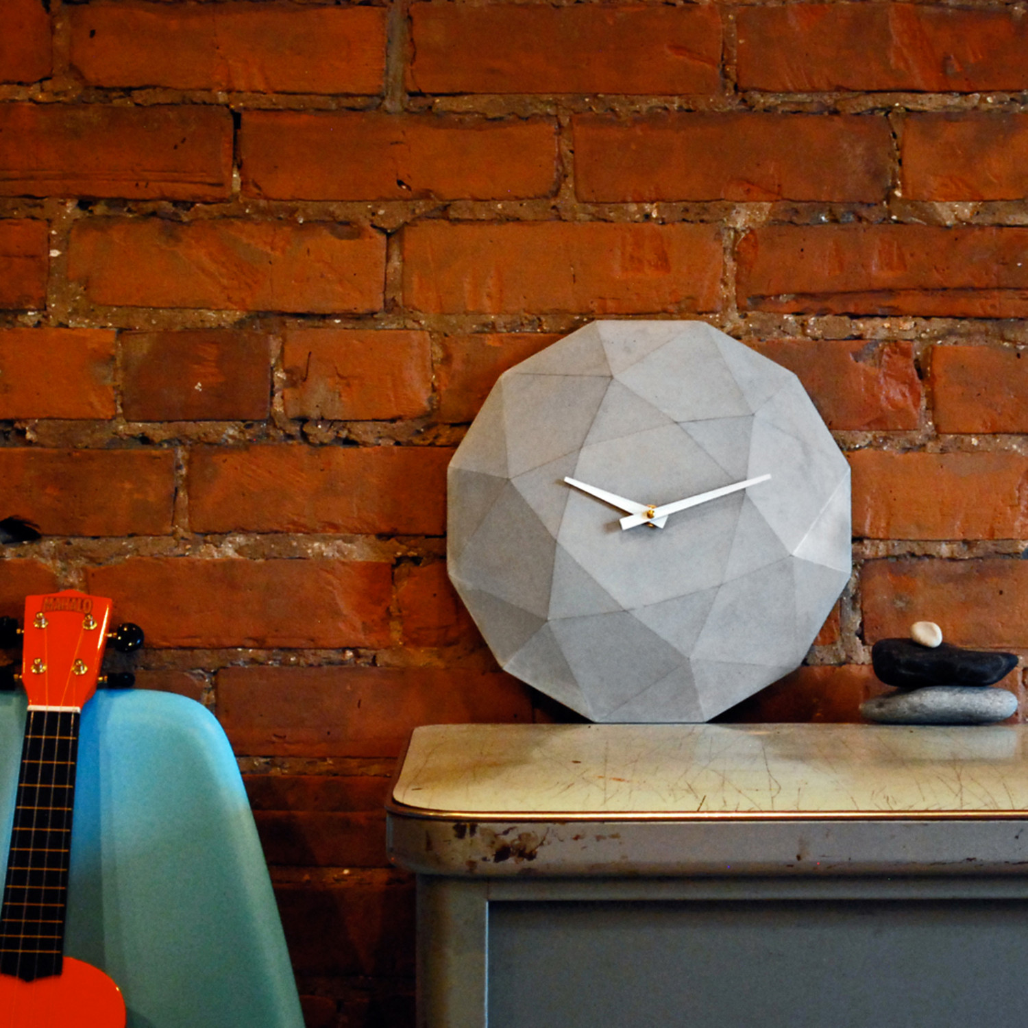Cairo Star Cut Concrete Clock - The National Design Collective - Touch ...