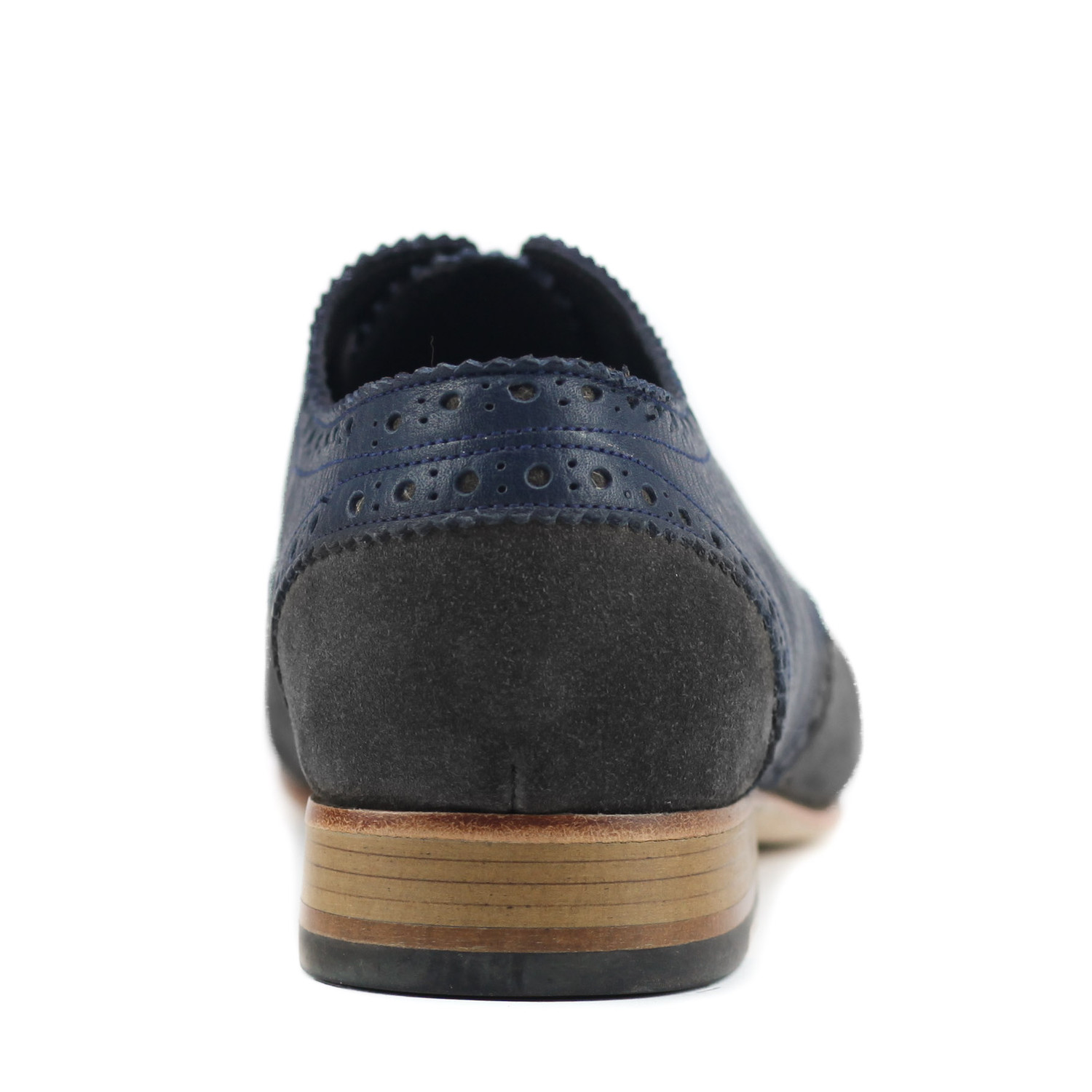 Clint Oxford // Navy + Grey Suede (US: 11) - Munguia Shoes - Touch of ...