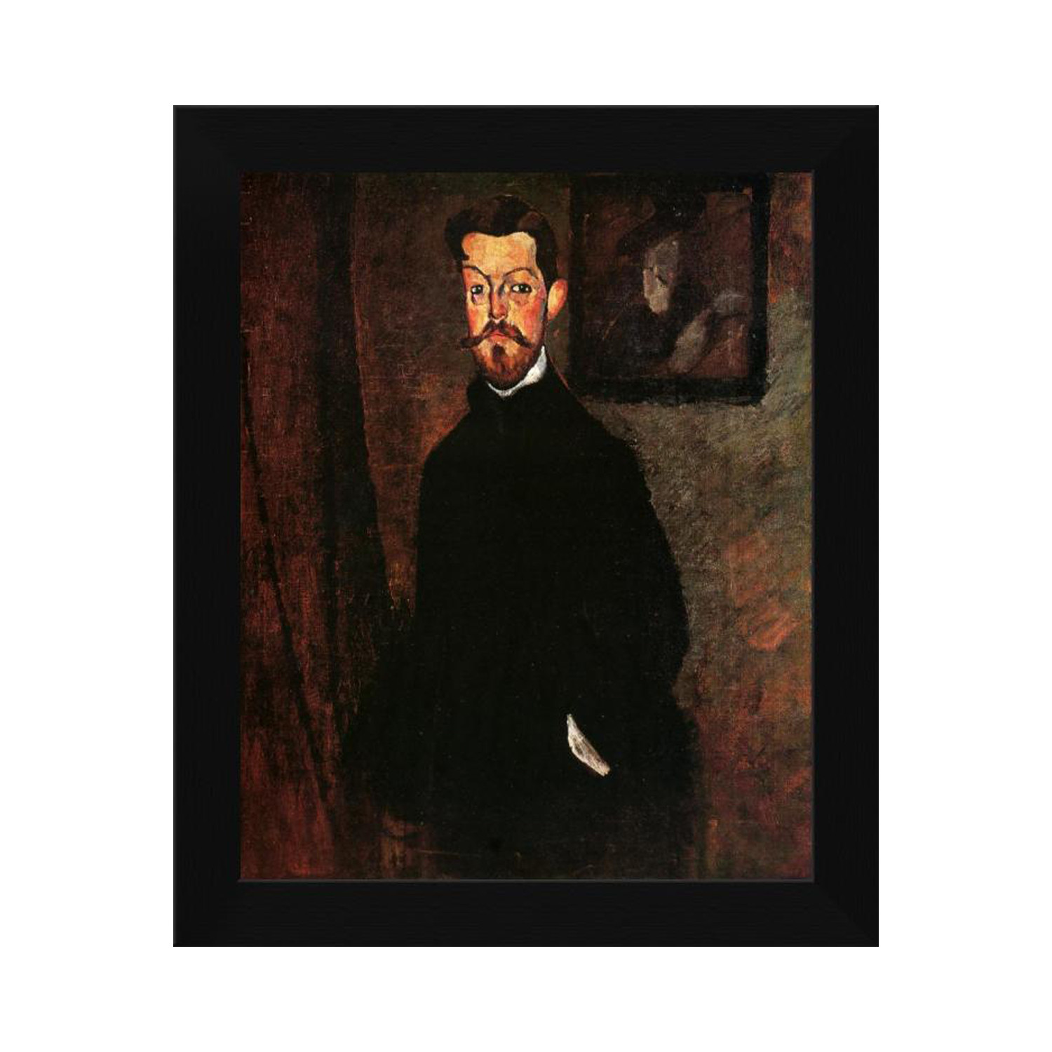 Dr Paul Alexandre 0 // Framed (15"L x 18"H) - Amedeo Modigliani - Touch ...