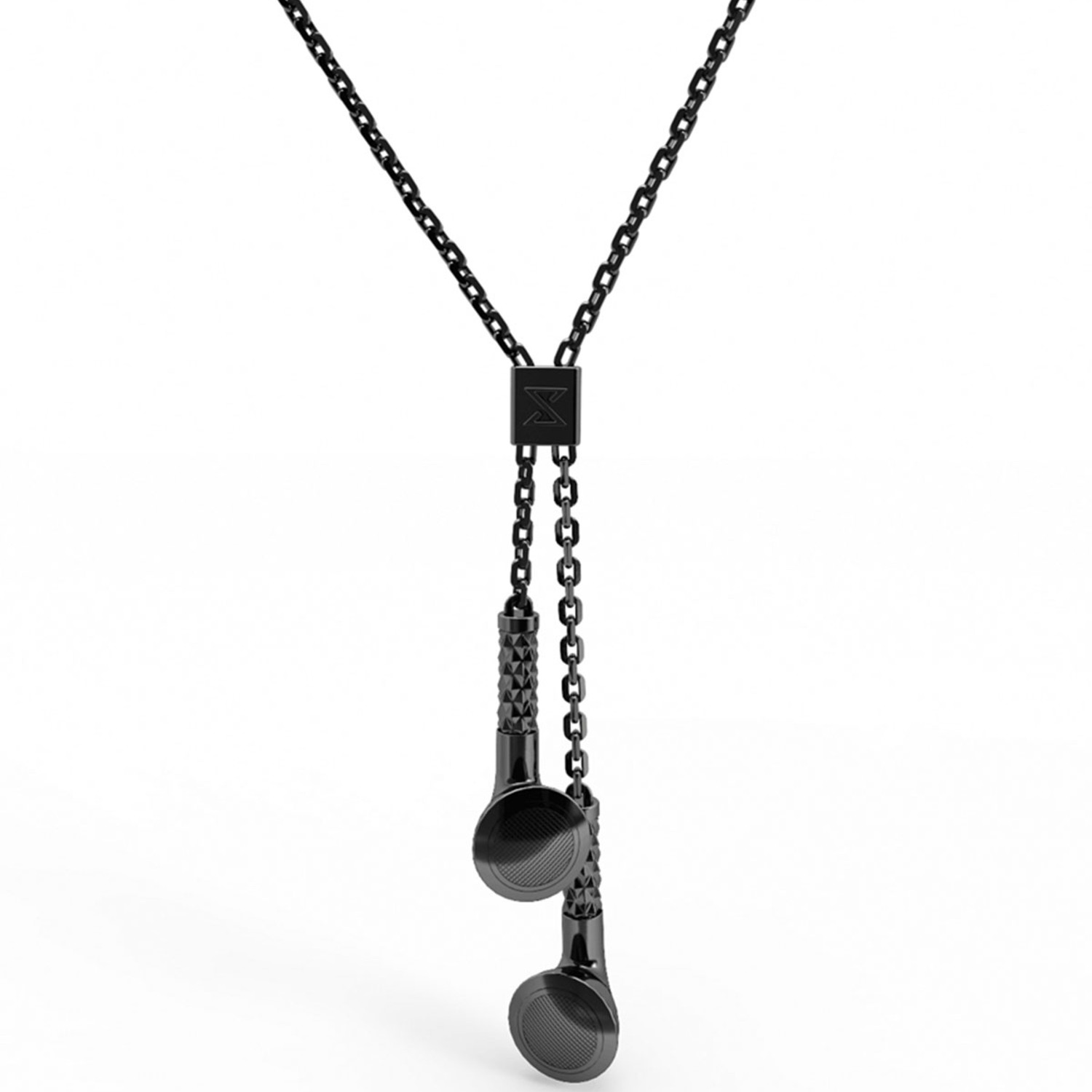 Earbud Necklace (Silver) - Novum - Touch of Modern