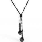 Earbud Necklace (Silver) - Novum - Touch of Modern