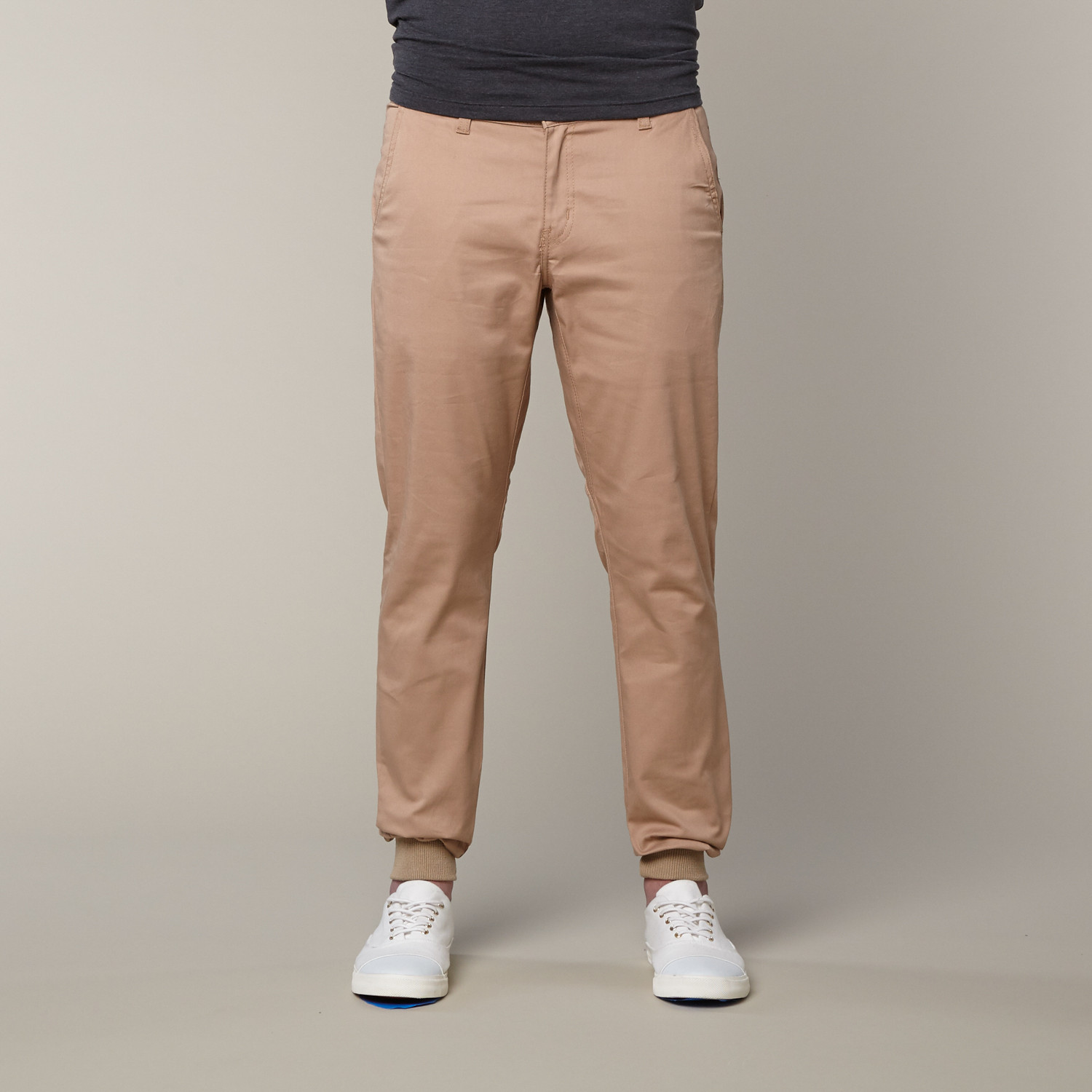 Sunset Twill Joggers // Almond (28WX32L) - Rustic Dime - Touch of Modern