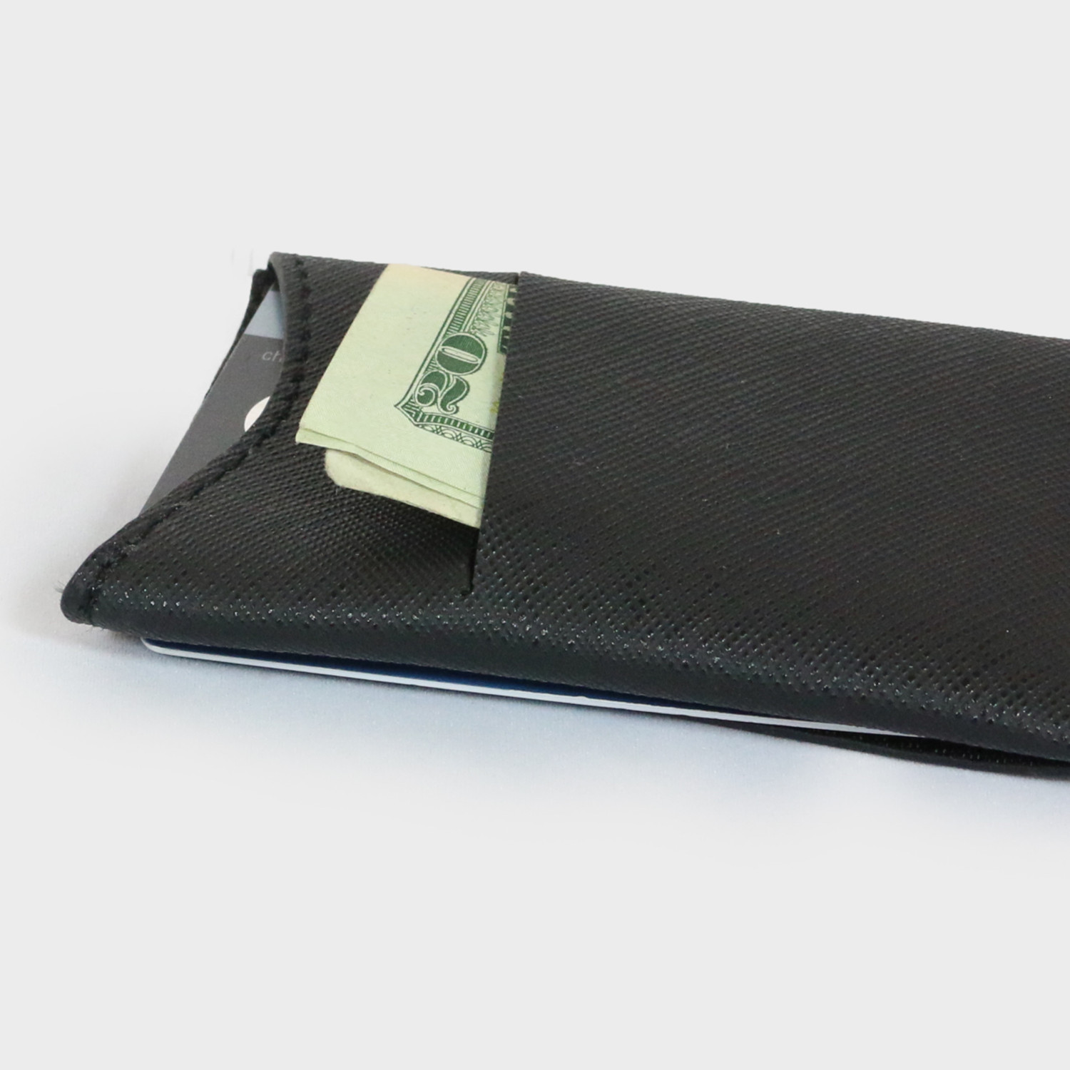 TRIM Saffiano Wallet // Black - Dash Wallets - Touch of Modern