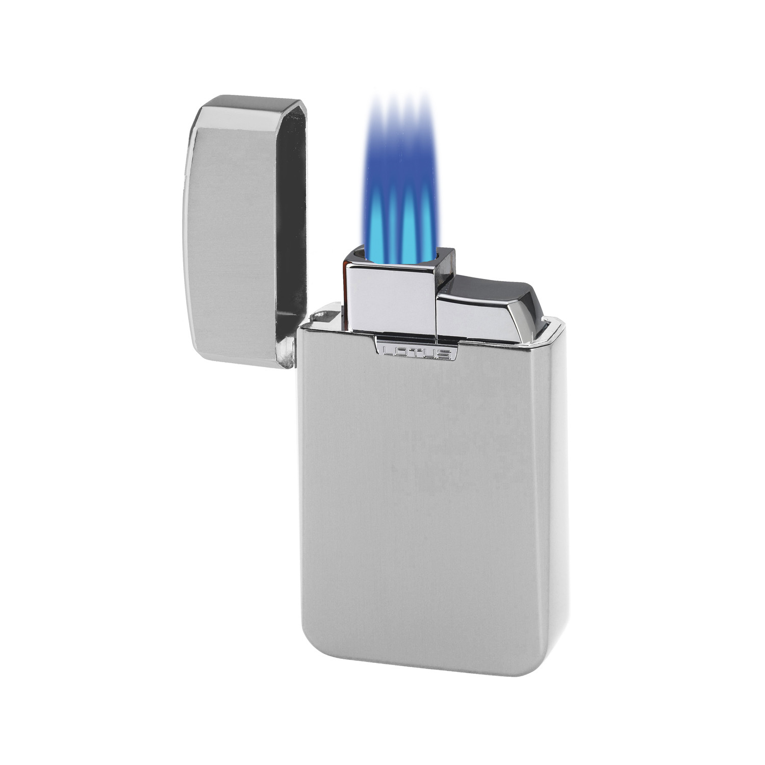 Lotus Terminator Four Flame Table Lighter (Brushed Chrome) - Lotus ...