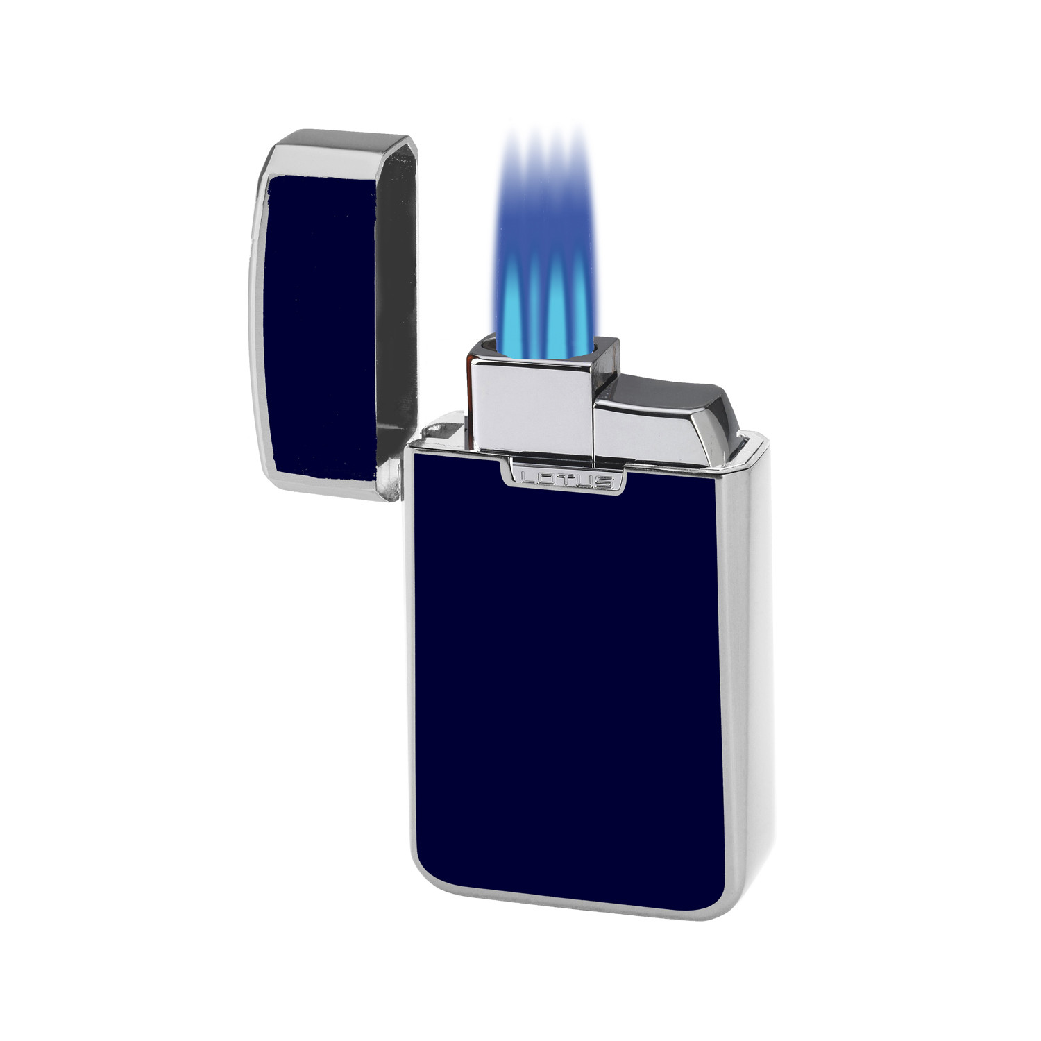 Lotus Terminator Four Flame Table Lighter (Brushed Chrome) - Lotus ...