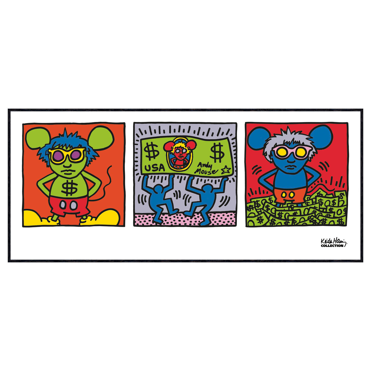 Andy Mouse // 1986 - Keith Haring - Touch of Modern