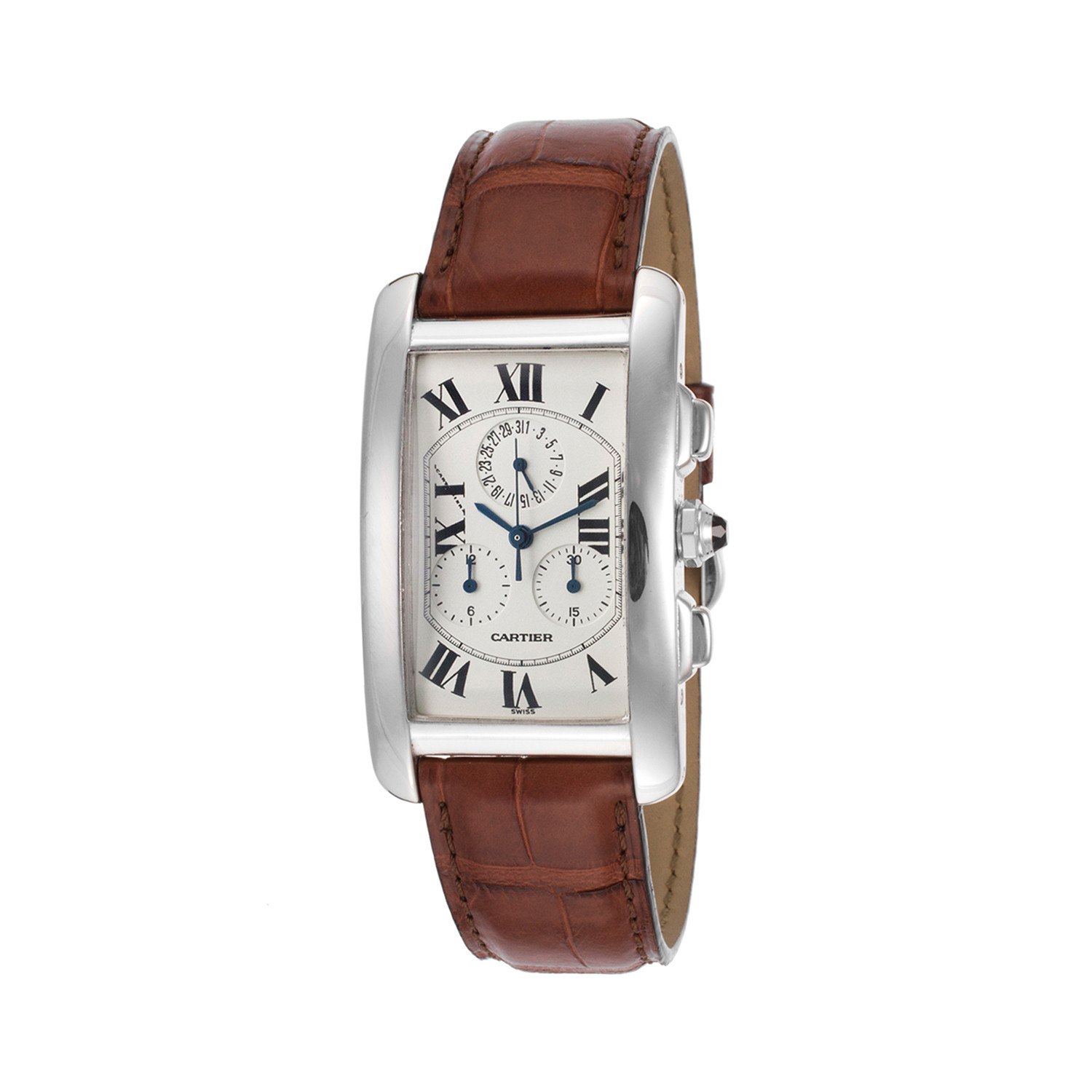 Cartier Tank Americaine Chrono // W2603356-PO - Rare Vintage Watches ...