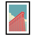 Flatiron Building 2 (16"L x 20"H // Framed Print) - Remko Heemskerk ...