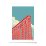 Flatiron Building 2 (16"L x 20"H // Framed Print) - Remko Heemskerk ...