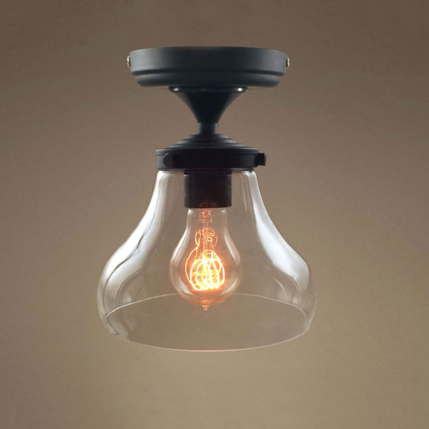 Bell Glass Single Ceiling Light - Westmenlights - Touch of Modern