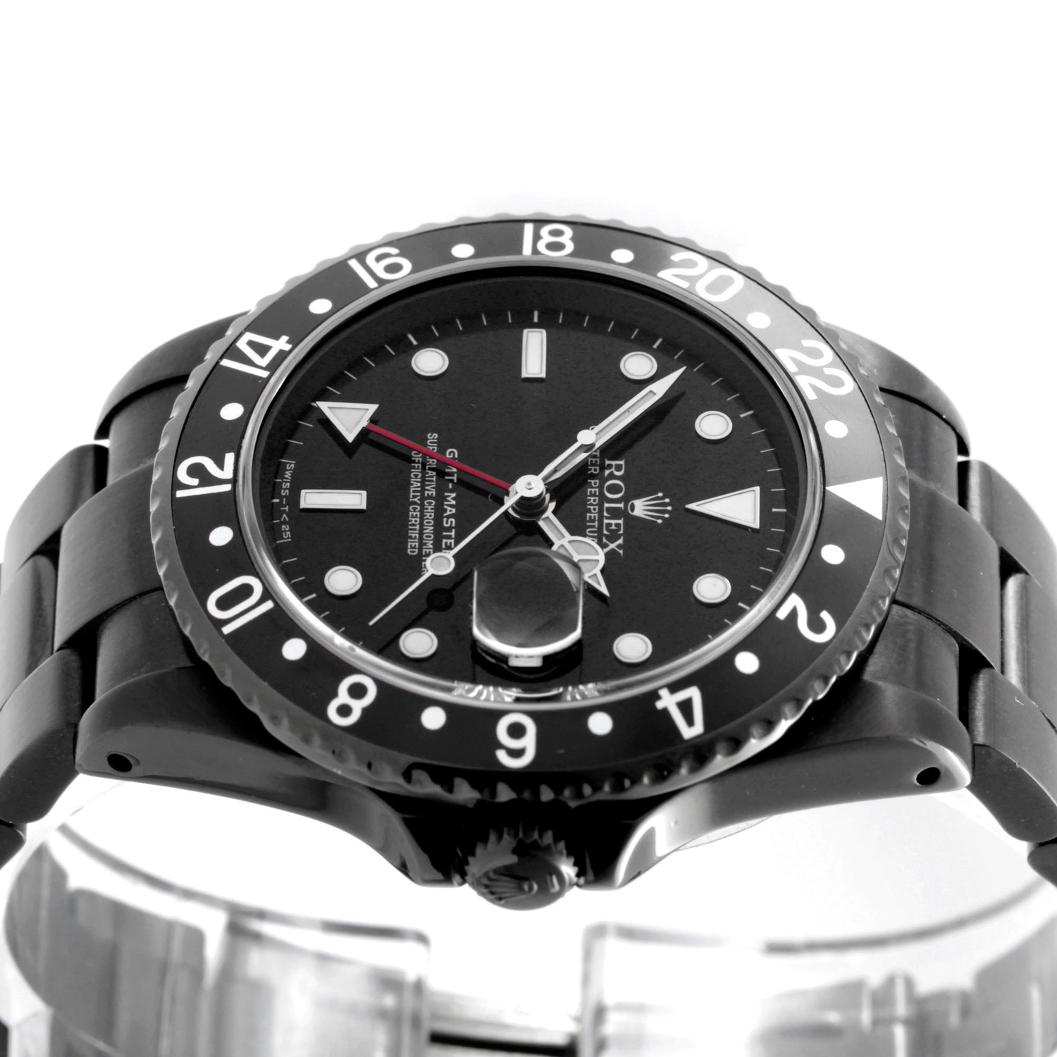 Rolex GMT Master // OSPVD-011 // c.1990's - Custom Black Rolexes ...
