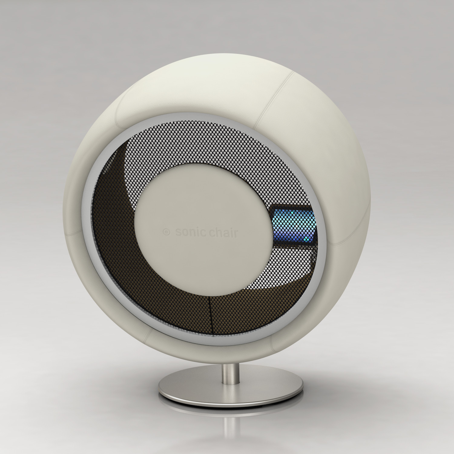 Sonic Chair (Dark Grey + Crème White) - Sonic Chair - Touch of Modern