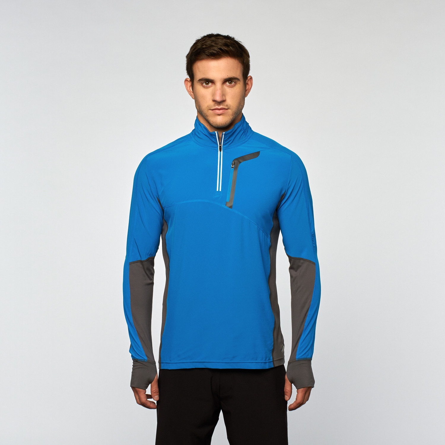 Contra Quarter-Zip Pullover // Blue Energy (S) - MPG - Touch of Modern