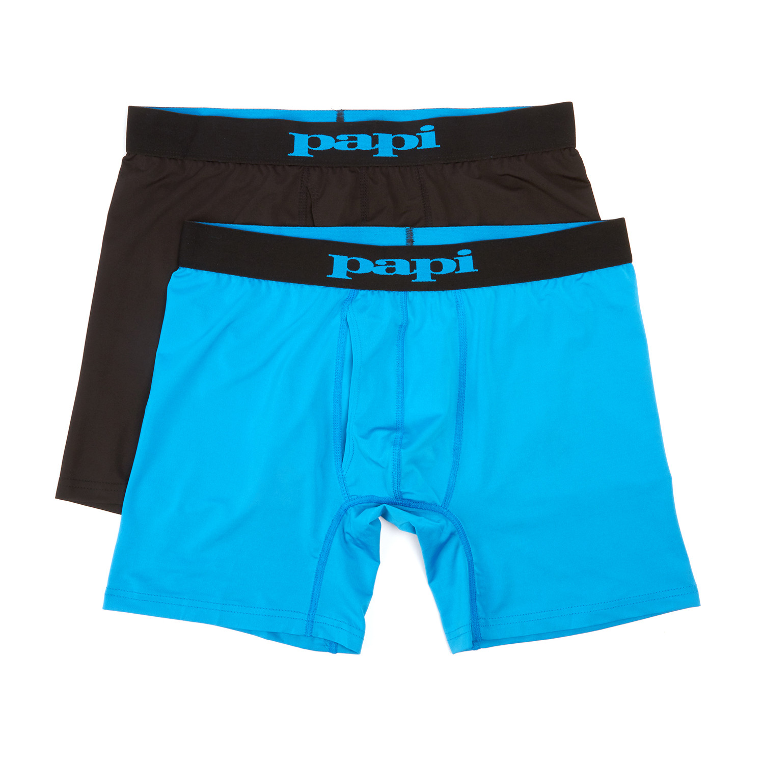 2-Pack Performance Boxer Brief // Black + Turquoise (S) - Papi ...