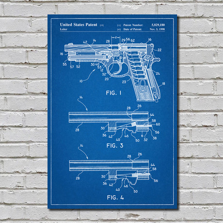 Gun Patent Prints - The History of Arms - Touch of Modern