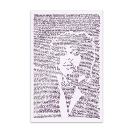 Line by Line Posters - Pop Culture in Writing - Touch of Modern