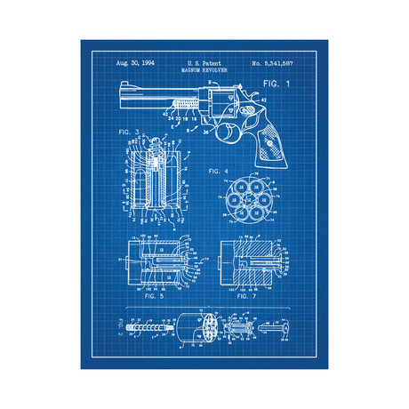 Gun Patent Prints - Hand Screened Prints - Touch of Modern