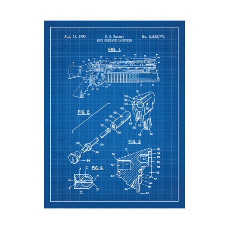Gun Patent Prints - Hand Screened Prints - Touch of Modern