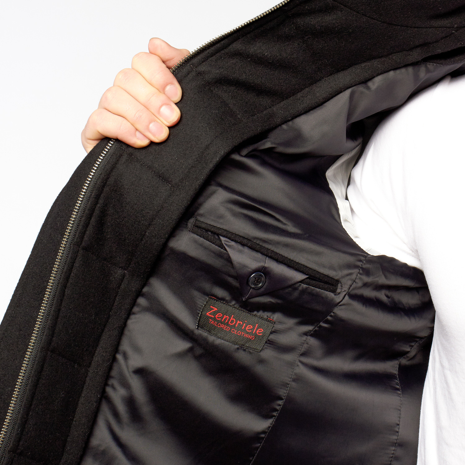 Zenbriele // Notch Lapel Jacket // Black (S) - Wintertime Classics ...