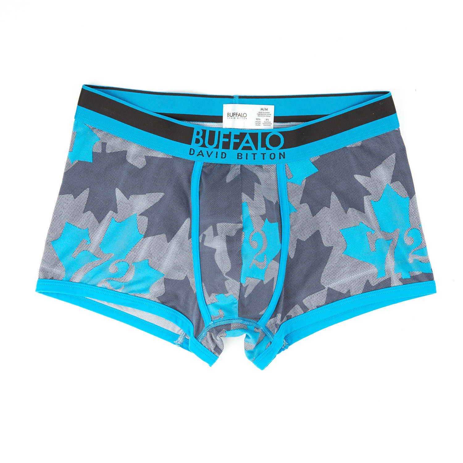 Microfiber Stretch Trunk // Maple Leaf Texture (S) - Buffalo Underwear ...