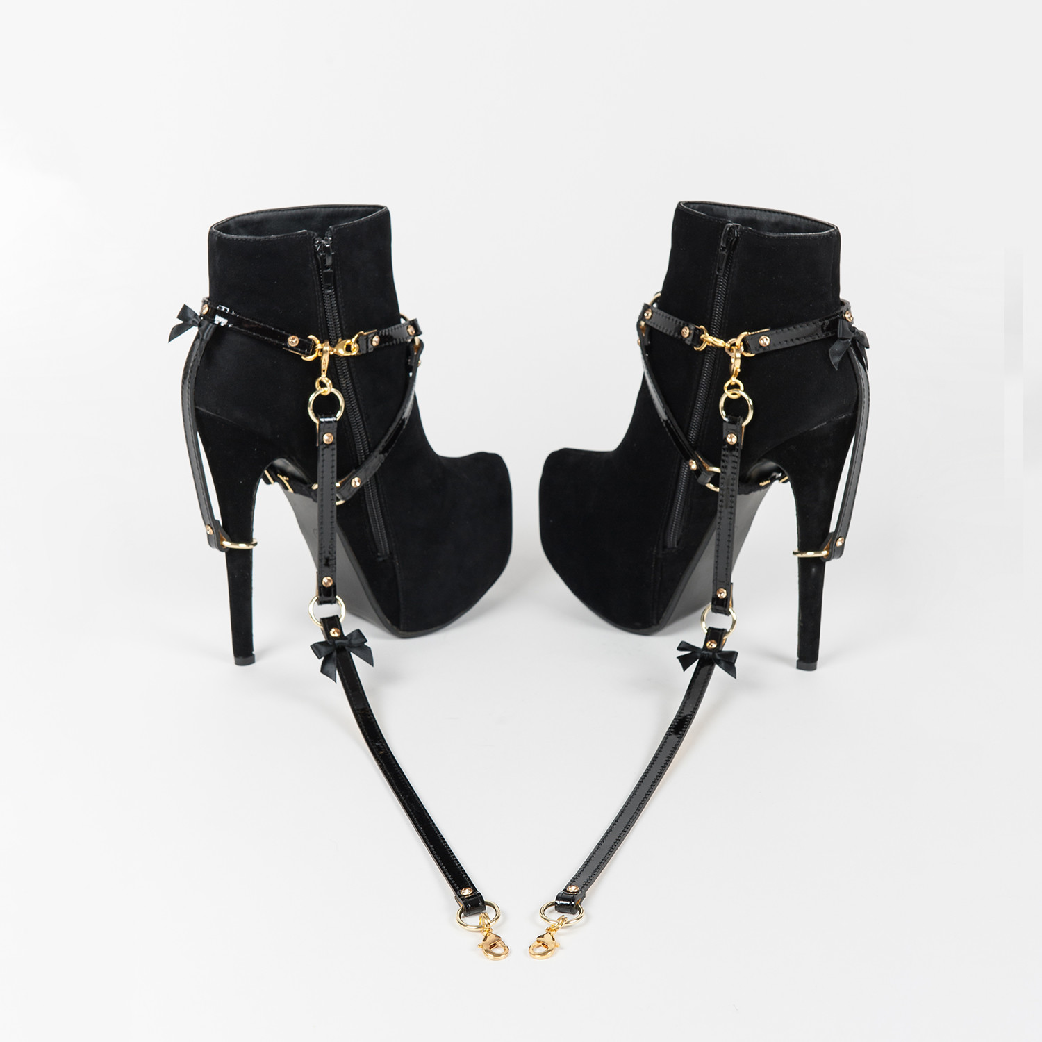 Heel Restraints (Jet) - Fräulein Kink - Touch of Modern