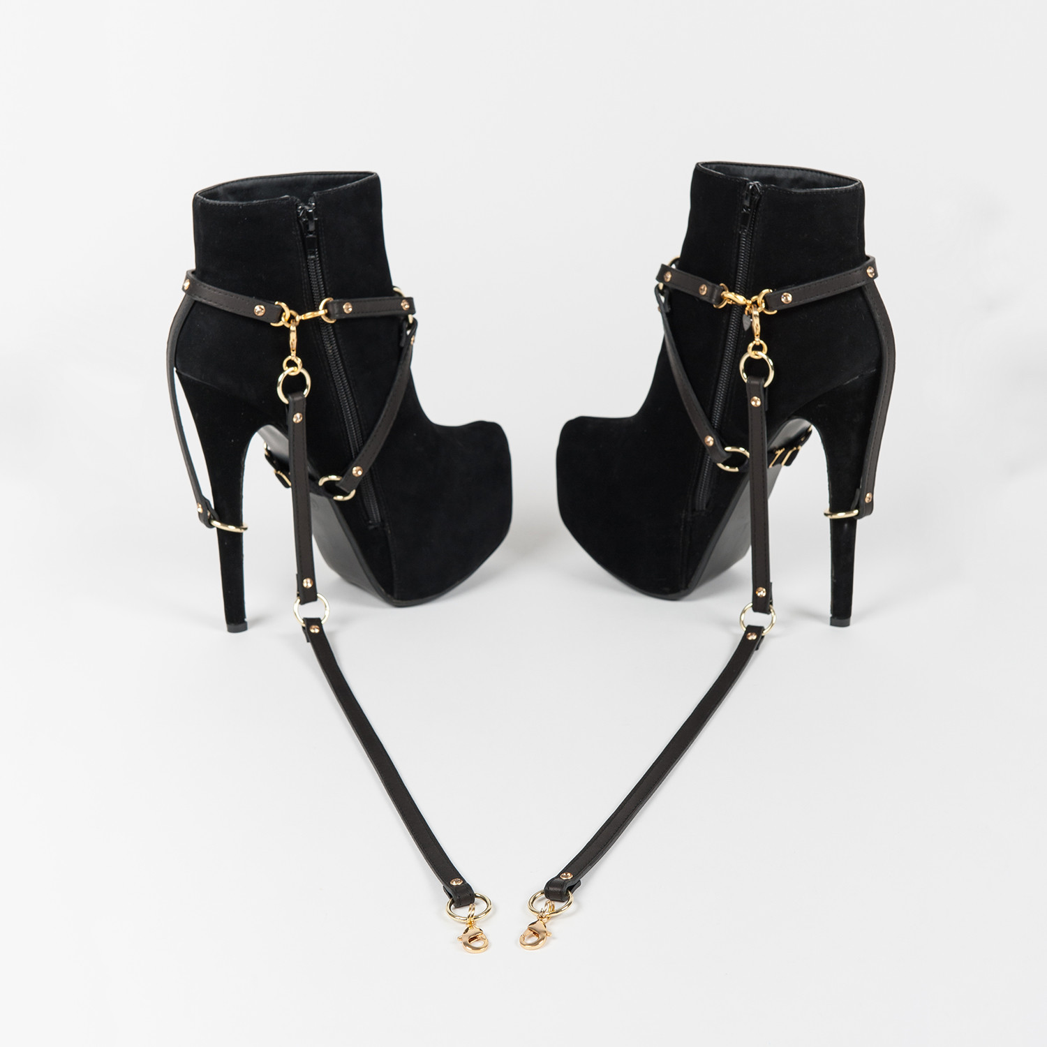 Heel Restraints (Jet) - Fräulein Kink - Touch of Modern