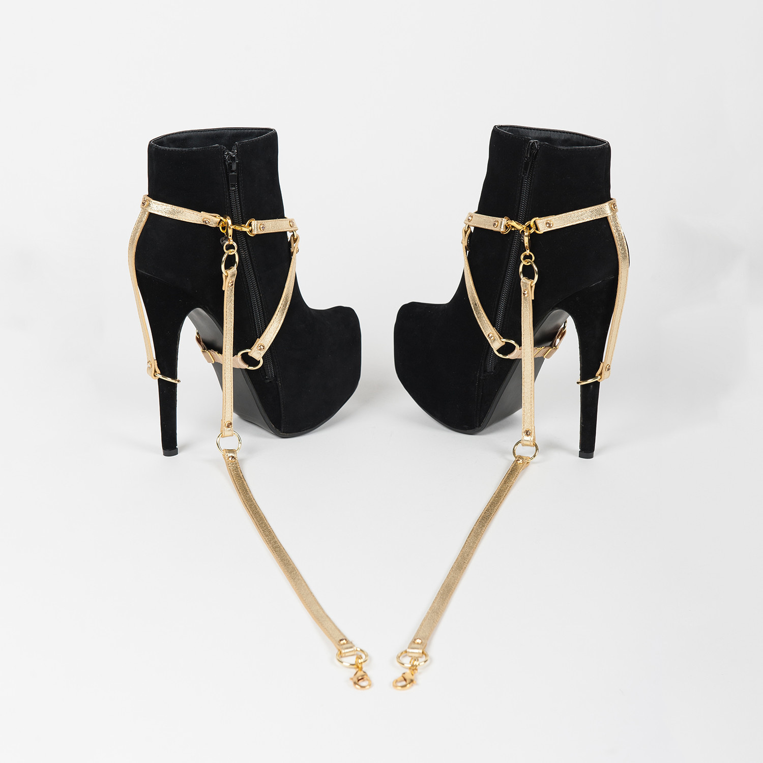 Heel Restraints (Jet) - Fräulein Kink - Touch of Modern