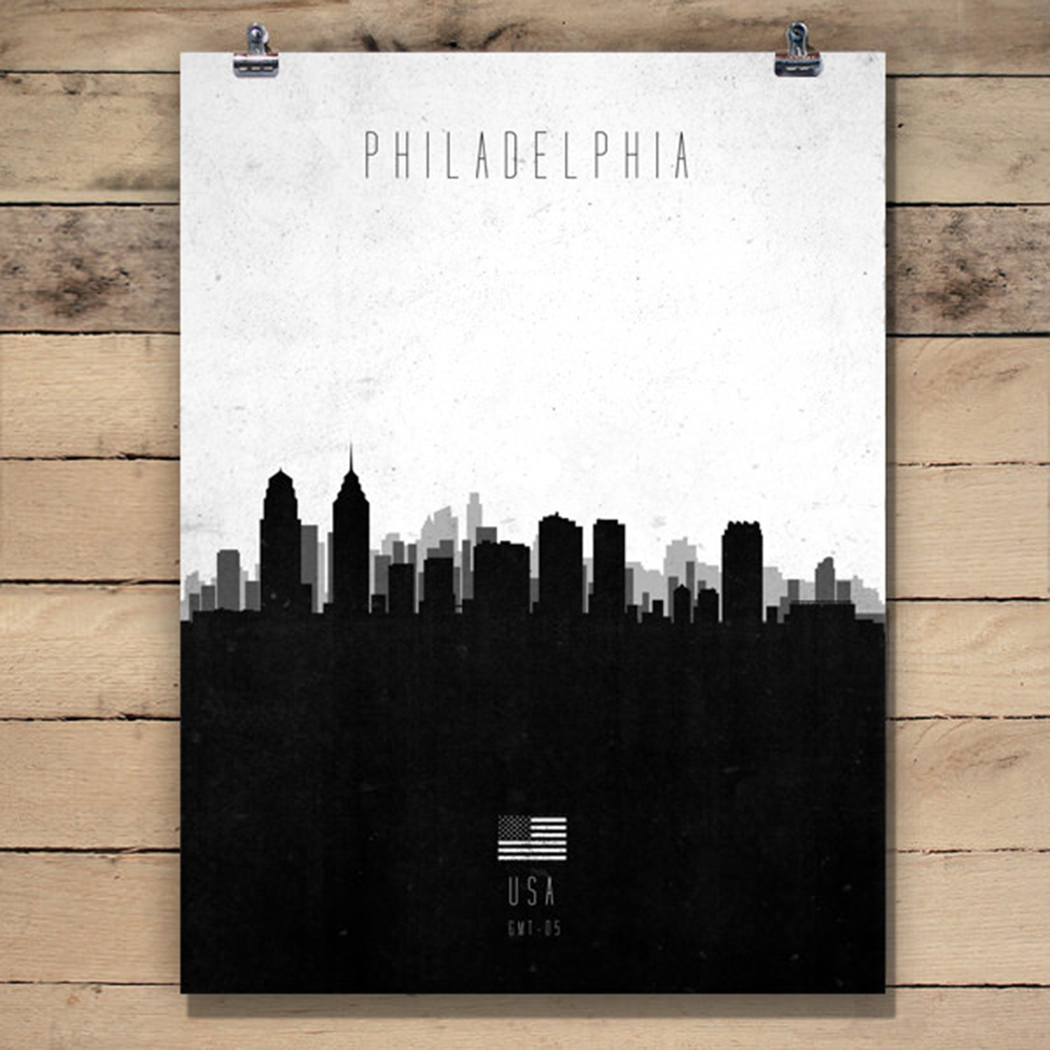 Philadelphia Contemporary Cityscape - Calm the Ham - Touch of Modern