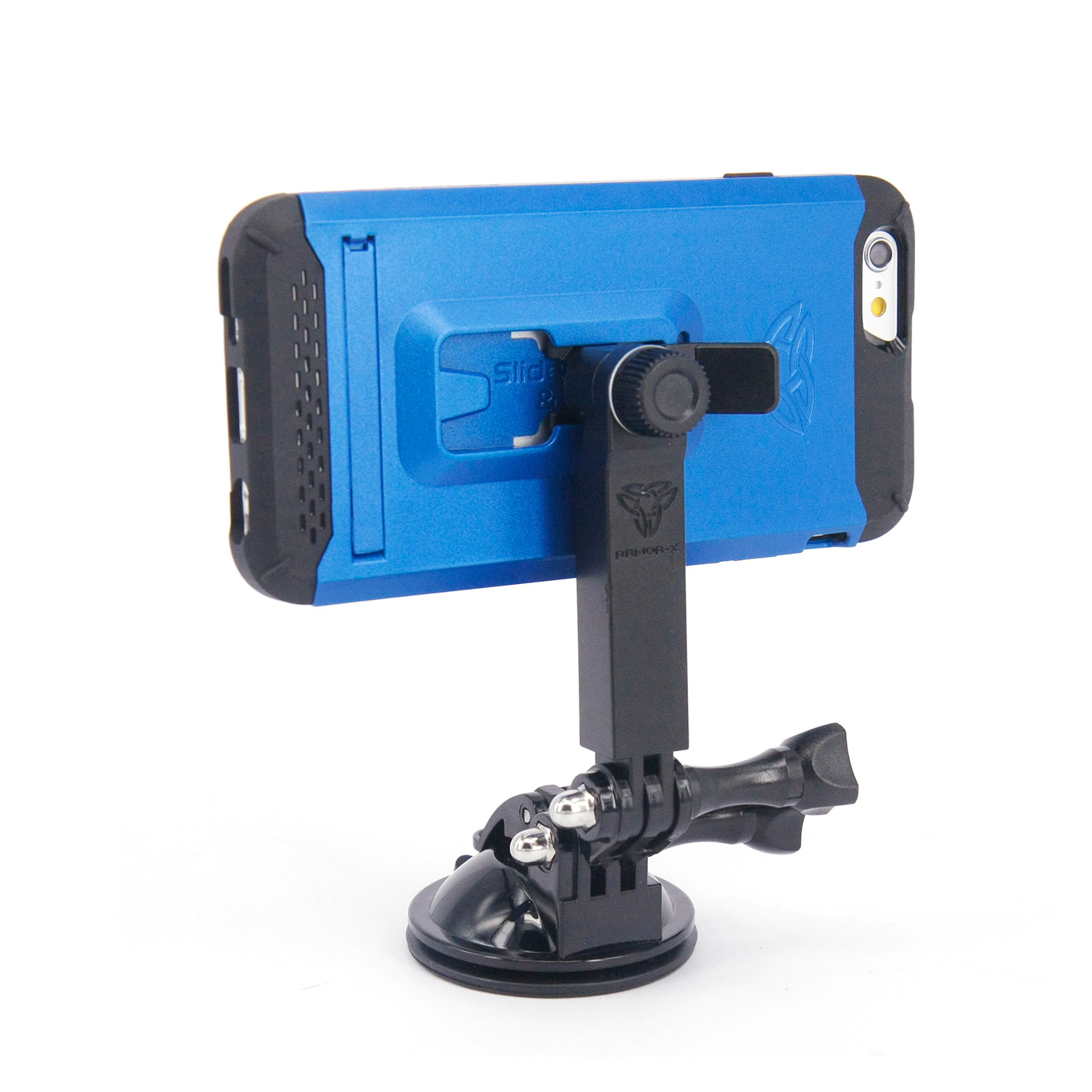 Suction Cup Mount + Rugged Case + Kickstand // Dynamic Blue (iPhone 6 ...
