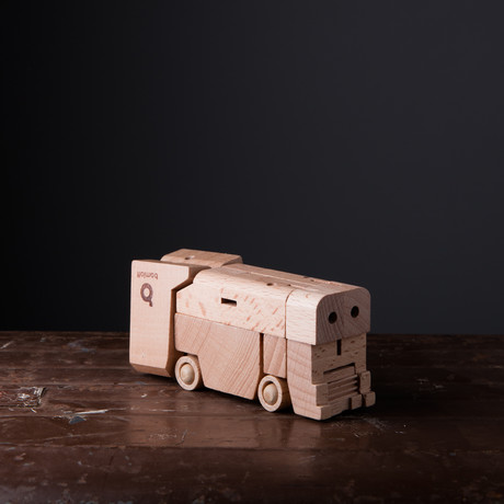 WooBots - Transformable Wooden Robots - Touch of Modern