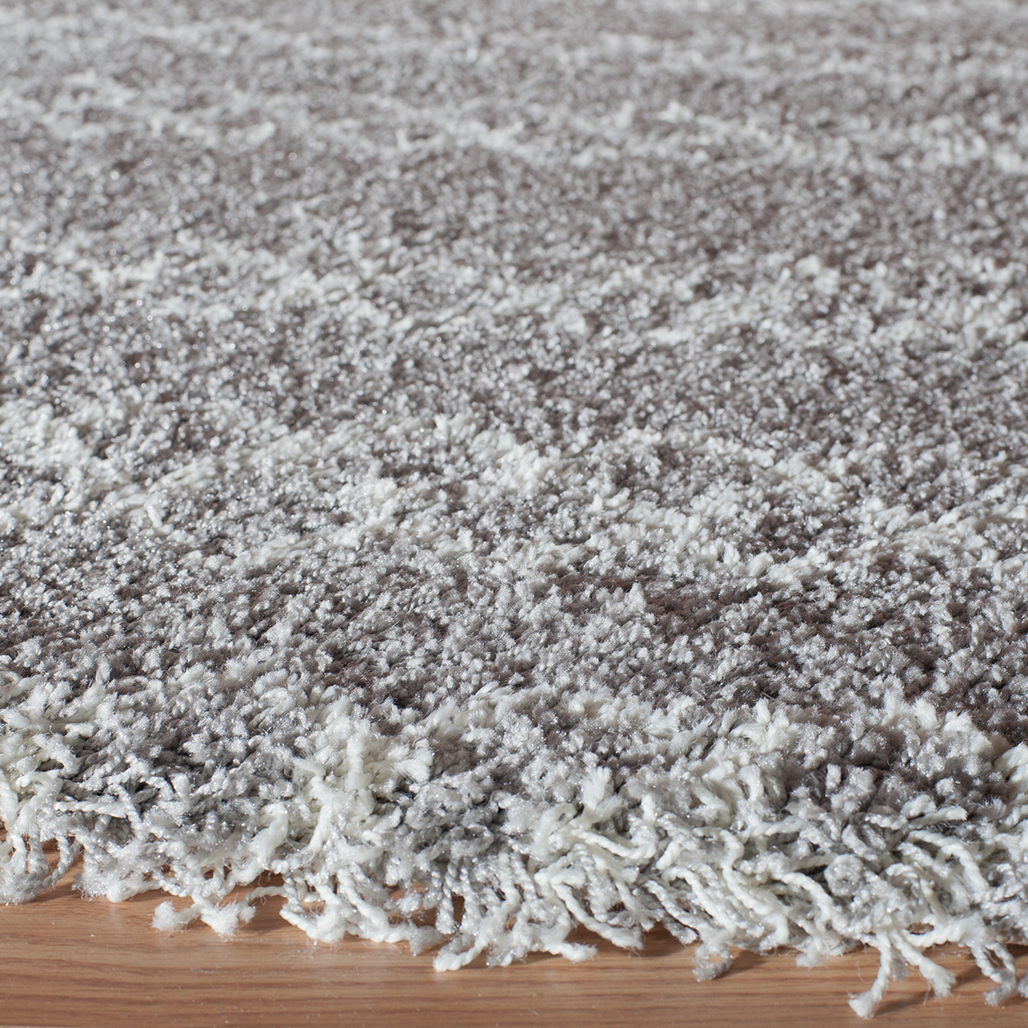 Chain Link Shag Rug // Grey (2'-3" x 7'-6" Runner) - Impeccible Rugs ...