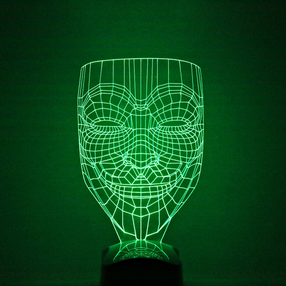 ArtisticLamps - 3D LED Optical Illusions - Touch of Modern