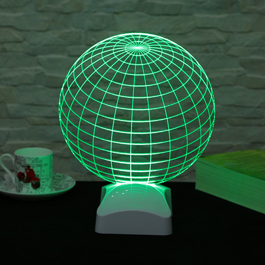 ArtisticLamps - 3D LED Optical Illusions - Touch of Modern