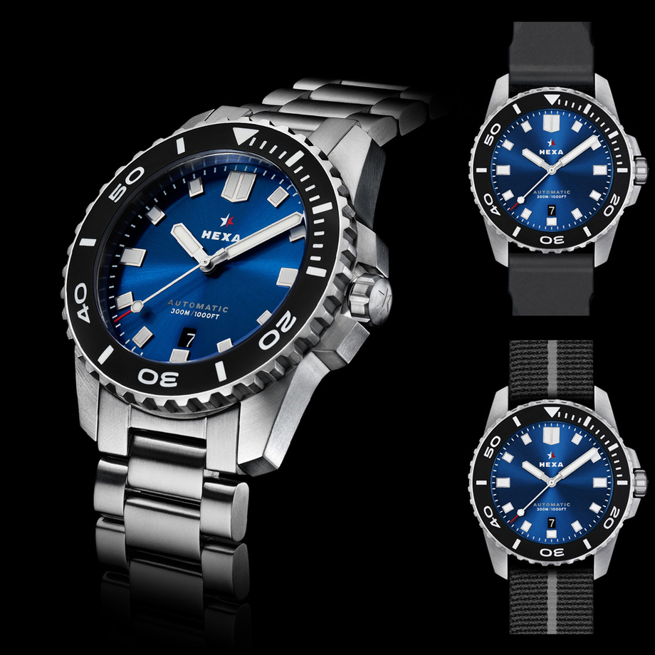 Hexa - Automatic Dive Watches - Touch of Modern
