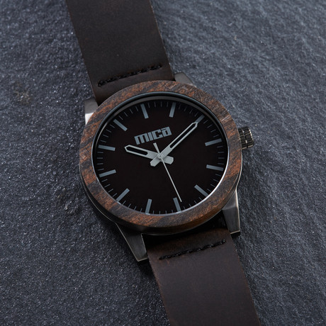 Mica Move - Steel Watches, Wooden Bezels - Touch of Modern