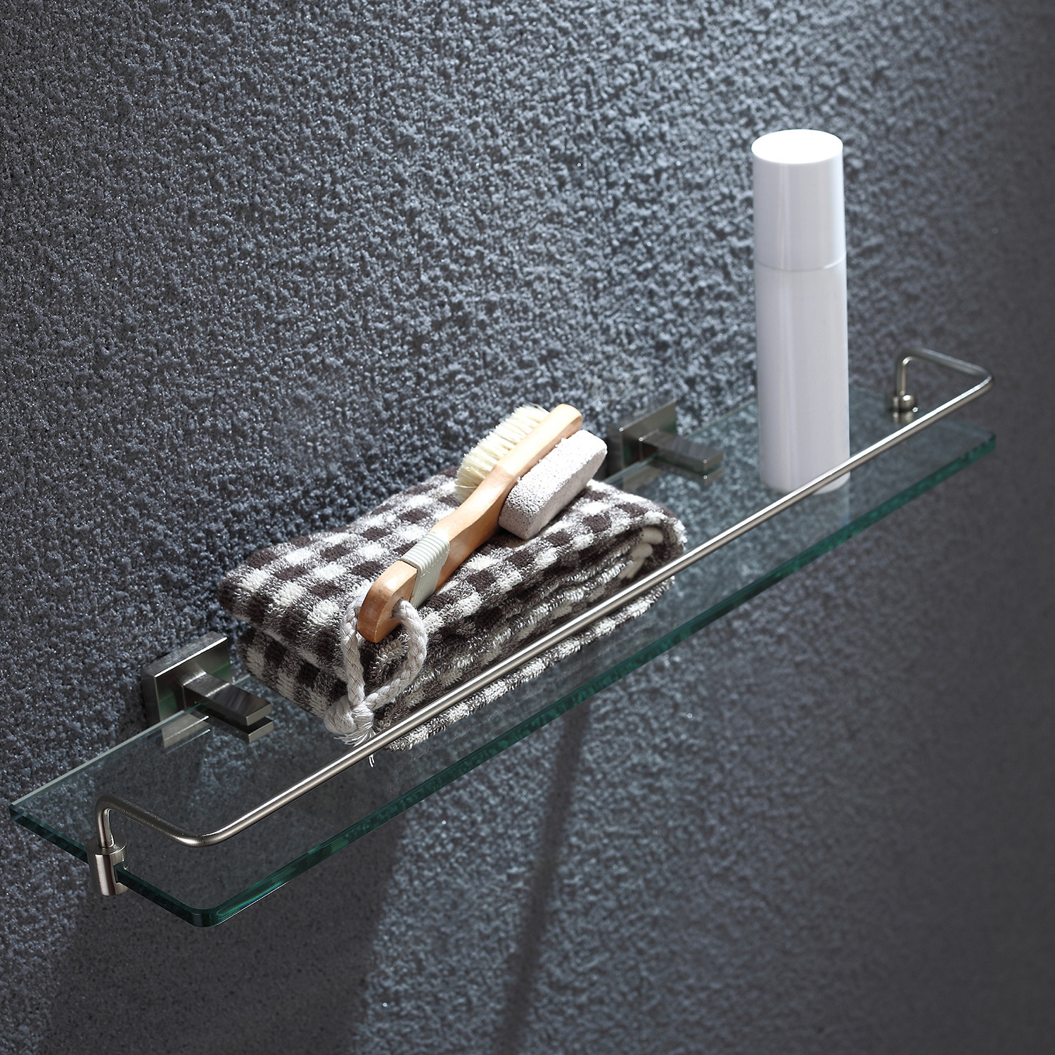 Aura Shelf + Railing (Chrome) - Kraus - Touch of Modern