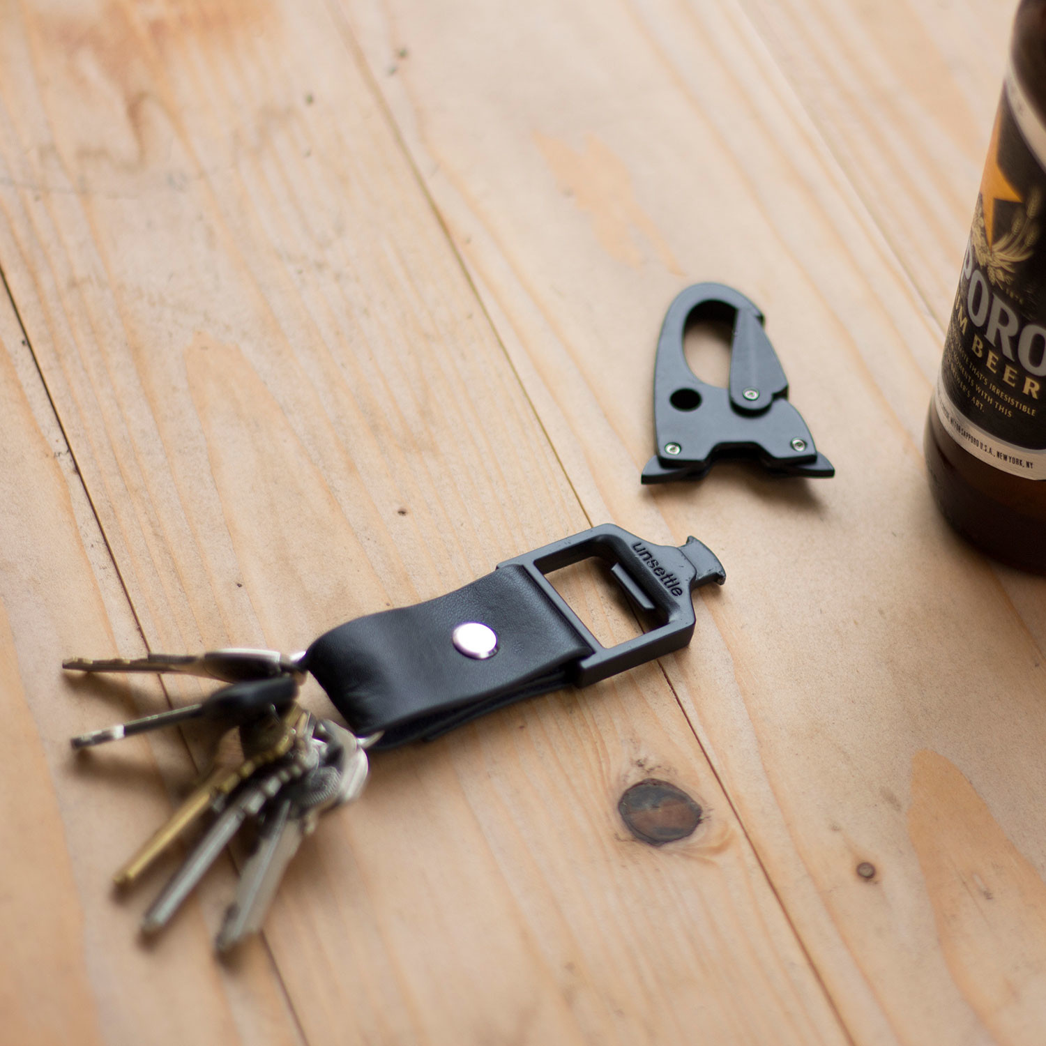 Unclip Keychain // Matte Black (Webbing) - Unsettle Co. - Touch of Modern