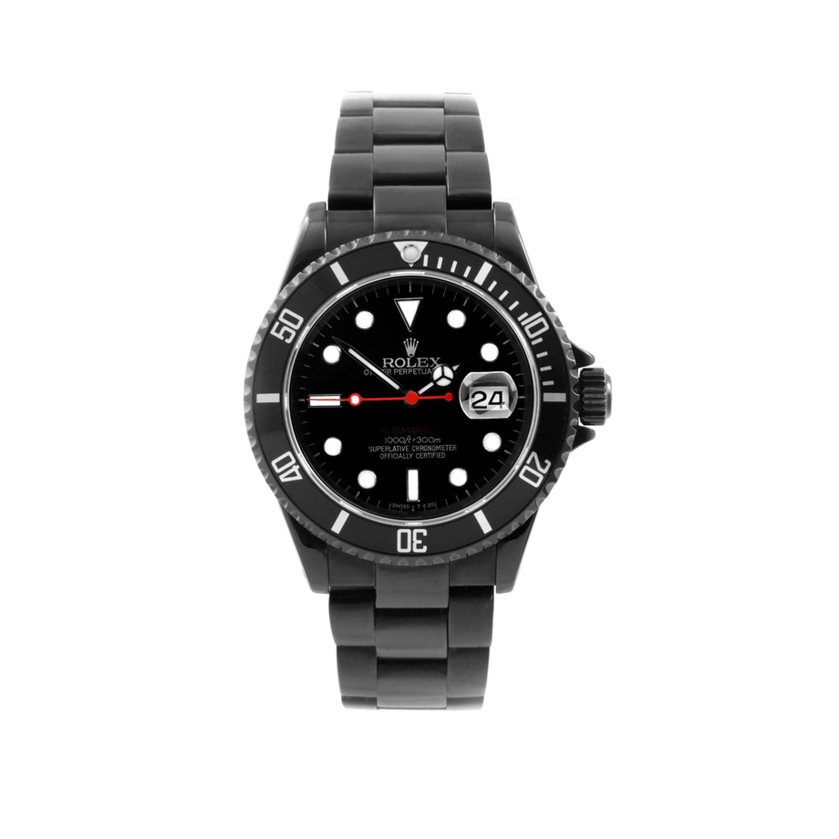 Custom Black Rolex - Updated Vintage Timepieces - Touch of Modern
