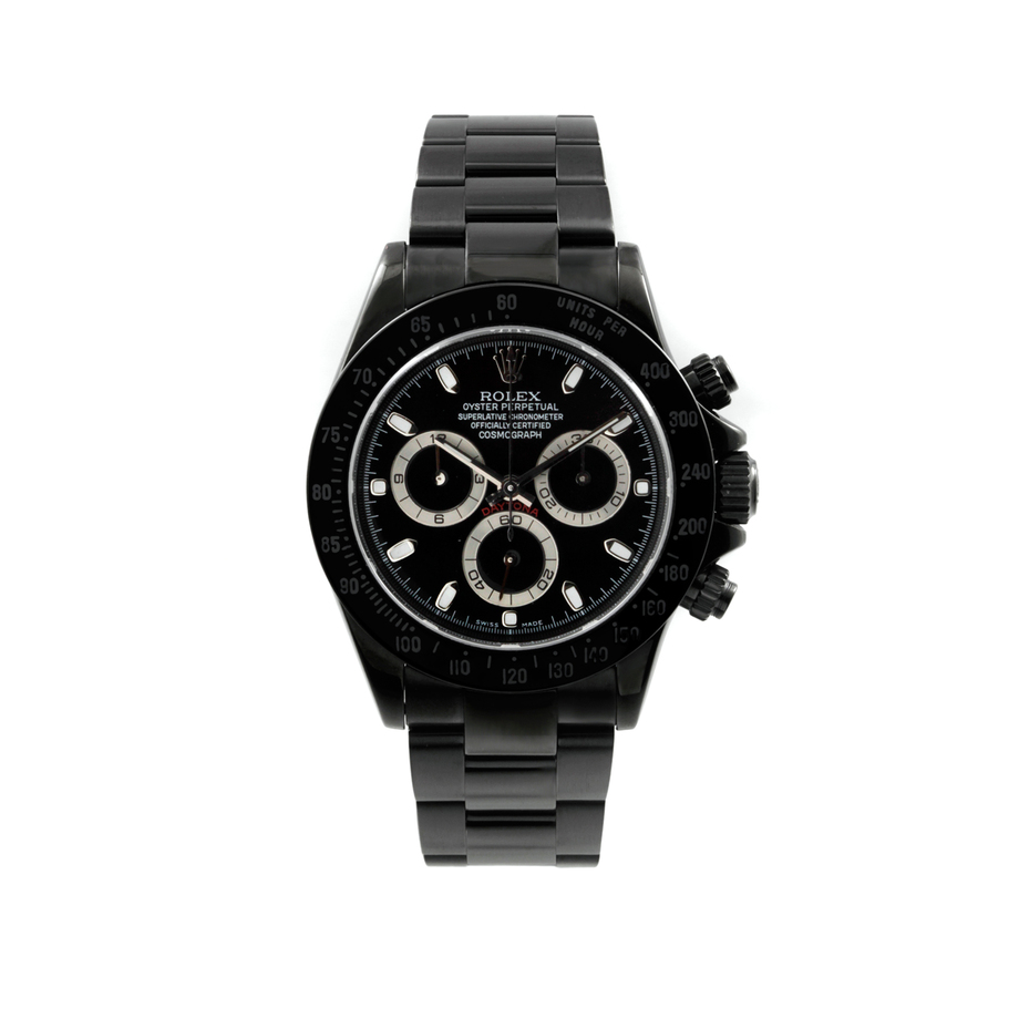 Custom Black Rolex - Updated Vintage Timepieces - Touch of Modern