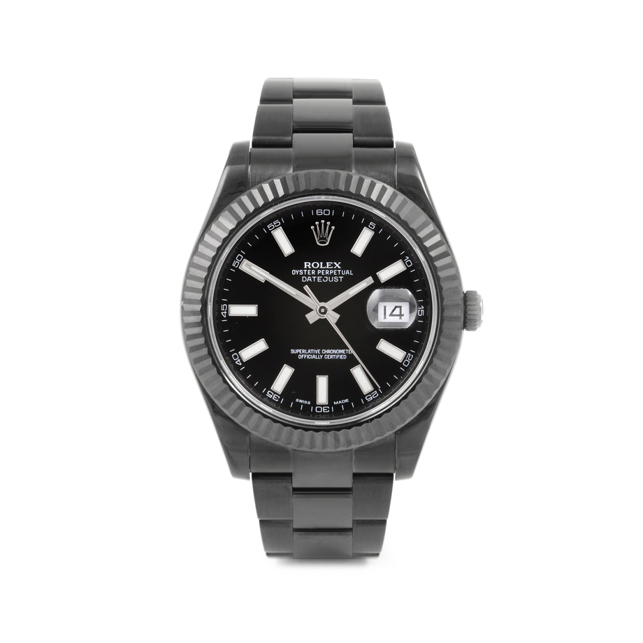 Custom Black Rolex - Updated Vintage Timepieces - Touch of Modern